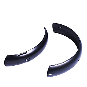 Bike mud Guard Set,20inch Snowboard Bicycle Mudguard E-Bike Electric Wing 20x4.0 Fat Tire Folding Bike Iron Sturdy Durable Mud Guard Suit The 1 Suit