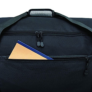 Travelers Club 30" Xpedition Rolling Travel Duffel Bag, Black, Inch