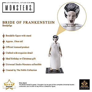 BendyFigs The Noble Collection Universal Monsters Bride of Frankenstein