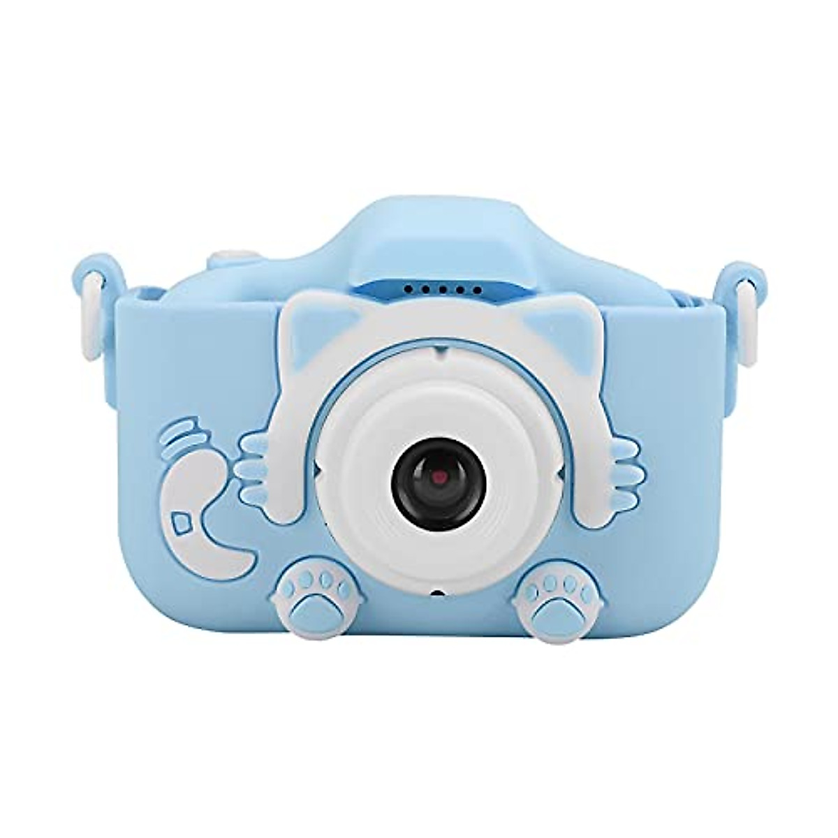 PUSOKEI Kids Camera for Girl, 12MP Digital Video Camera with 2.0in IPS Screen, Kids Digital Camera with Double Camera, Kids Camera for Girls(Blue)