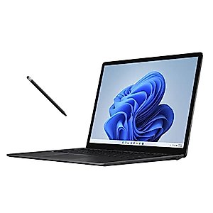 Microsoft Surface Laptop 4, 13.5" Touchsceen, Intel i7-1185G7, 4-core up tp 4.20 GHz, Intel Iris Xe Graphics, Backlit, 16GB DDR4 RAM, 512GB PCIe SSD, Windows 11, Matte Black, with MTC Stylus Pen