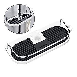 JAHH Shower Shelf Caddy for Shower Rail - Bathroom Rack Organizer Holder for Shampoo