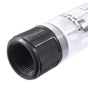 BNYZWOT Pipe Liquid Flow Meter Plexiglass Flowmeter G1 Thread G-25 1-10GPM 5-35LPM