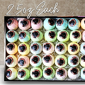 Bath Bomb Gift Set - by Joanne Arden Organic Bath Bombs for Women, Men & Kids. Bulk Bath Bomb Kit Includes 40 Paraben Free & Sulfate Free 2.5 oz Spa Bath Balls