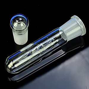 Windspeed Planaria Trap Catch Trap Leeches Catcher, Aquarium Supplies Clear Glass Planarian Leech Trap Tube Catcher 3 Holes for Cherry Shrimp Crystal Red Shrimp Dwarf Shrimp