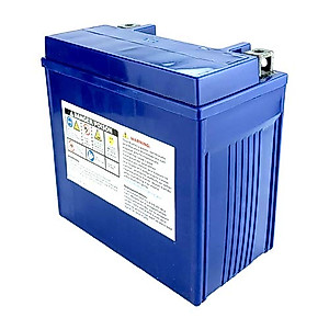 PowerStar YTX14 BS ATV Battery High Performance - Maintenance Free - Sealed AGM YTX14-BS Motorcycle Battery compatible for Honda TRX FL 350 400 500 650 Rancher Foreman