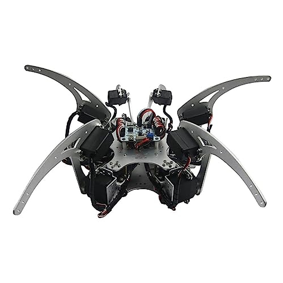 ANTBEE Spider Robot 18DOF Aluminium Hexapod Spider Six Legs Robot Kit 18pcs 996 Servo Ball Bearing Robot Toys