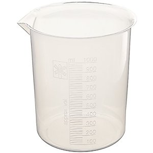 United Scientific Supplies United Scientific BP1000 Polypropylene Griffin Style Beaker, 1000ml Capacity (Pack of 3)