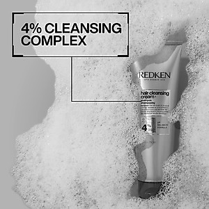 Redken Detox Hair Cleansing Cream Clarifying Shampoo | For All Hair Types | Removes Buildup & Strengthens Hair Cuticle | 1.7 Fl Oz