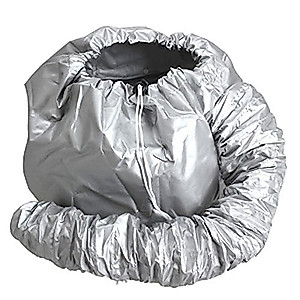 FMELAH Safety Hair Dryer Cap Portable Soft Hair Drying Salon Cap Hair Mask Baking Oil Cap Hair Dryer Hat for Hand Held Hair Dryer Attachment (Silver)