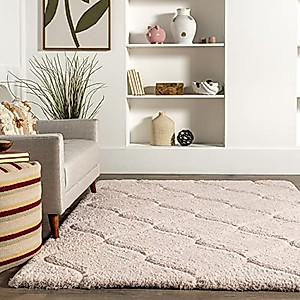 nuLOOM Shaggy Elsie Area Rug, 7' 6" x 9' 6", Pink