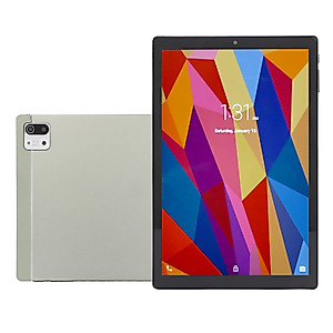 Luqeeg 10.1 Inch Tablet for Android 11-1920x1200 IPS HD Display, 5G WiFi Dual Band, 6GB RAM 128GB ROM, 5MP + 13MP Camera, Octa Core CPU Processor, 5800mAh Ultra Long Standby, Green