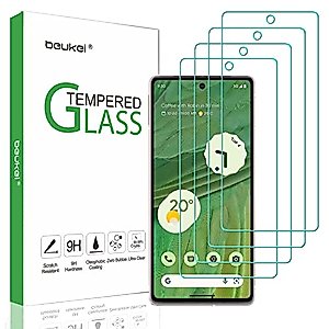 beukei (4 Pack) Compatible for Google Pixel 7 Screen Protector Tempered Glass, (6.3 inch) Touch Sensitive,Case Friendly, 9H Hardness