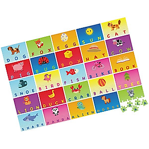 SPIN MASTER GAMES Spin Master Match and Learn Puzzle Game Bundle for Learning Basic Education Skills, for Families and Kids Ages 3 and up