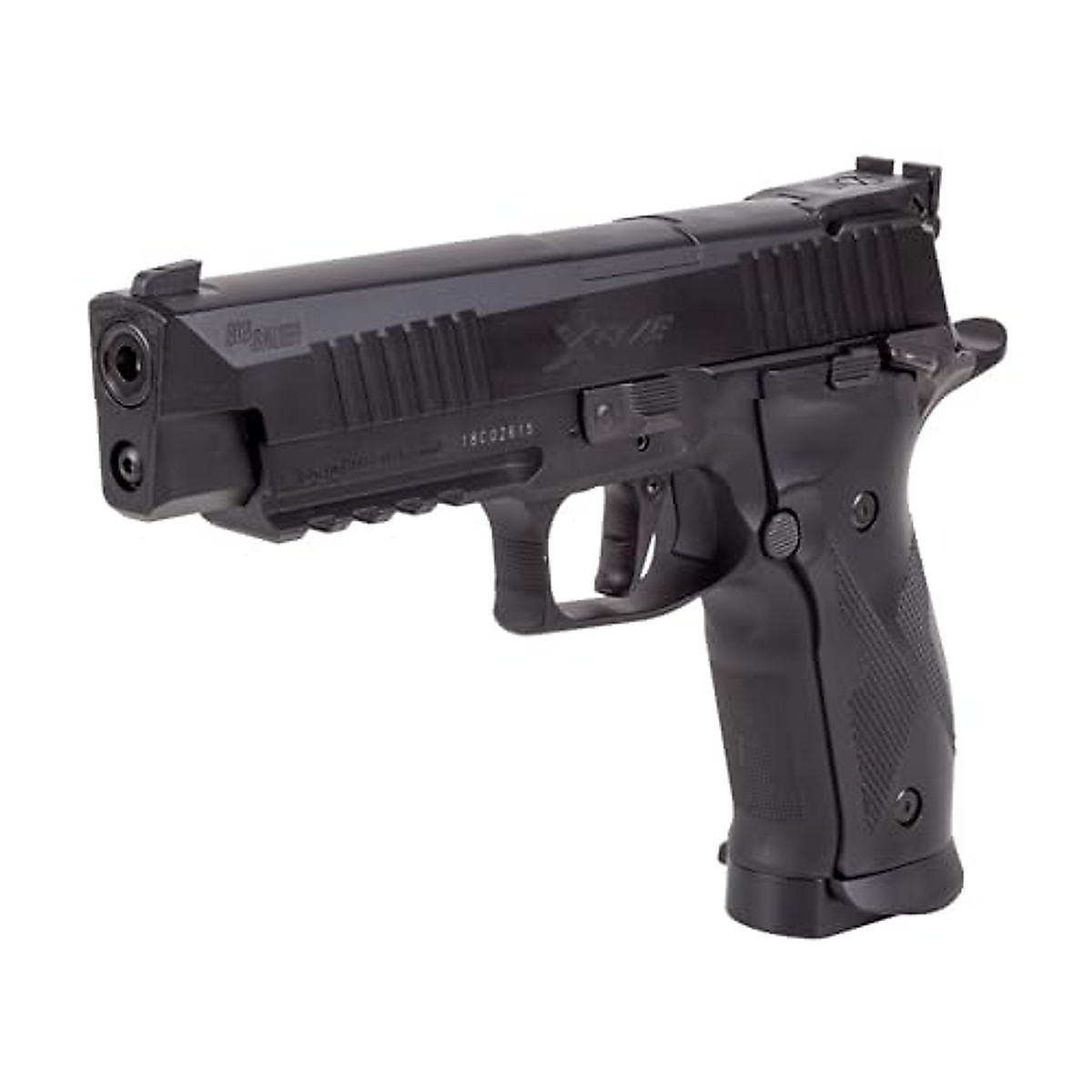 SIG SAUER X-Five CO2-Powered .177 Caliber Semi-Auto Black Air Pistol with 20rd Pellet Mag - CO2 Cartridges Not Included