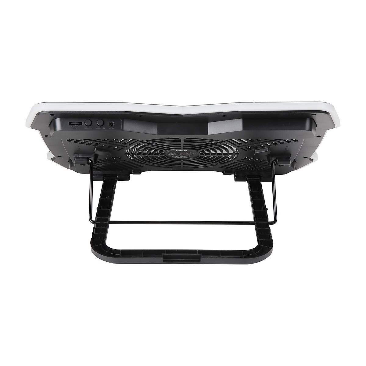 Rosewill RGB Laptop Cooling Pad, Gaming Laptop Cooler for 17 Inch Laptops, Big Quiet Fan, Adjustable Angles, Lighting Modes, Fan Speed Modes - (RWNB17B), Black