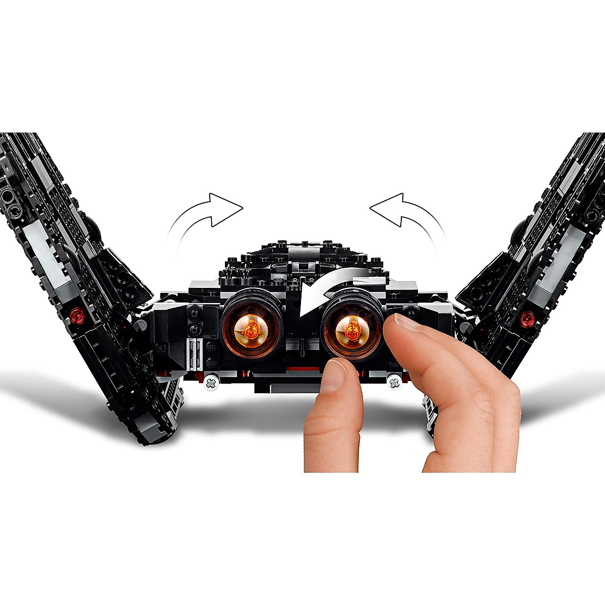 LEGO Star Wars: The Rise of Skywalker Kylo Ren’s Shuttle 75256 Star Wars Shuttle Action Figure Building Kit (1,005 Pieces)