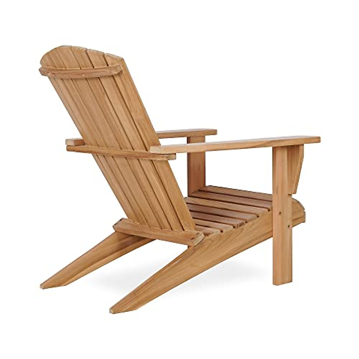 OTSUN Teak Oversized Adirondack Chair [No Rot or Fade], [ Ultra-Durable ] 100% Solid Grade-A Teakwood Patio Lounge Chairs Weatherproof for Outdoor, Yard, Poolside