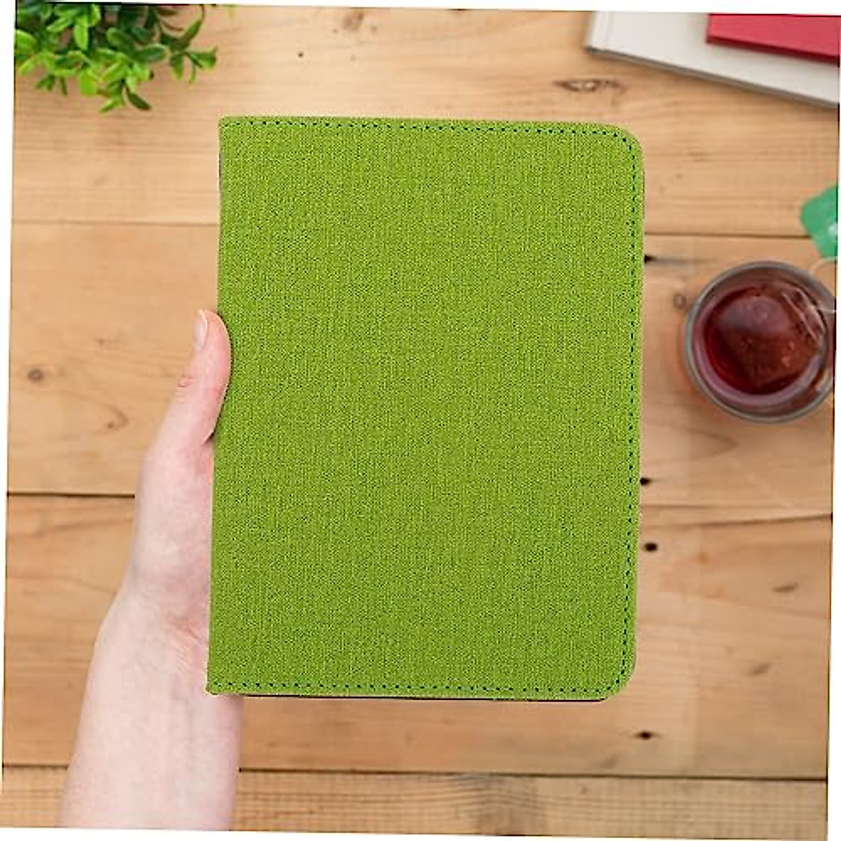 UKCOCO Tablet Case E-Reader Cover for E- Reader Ebook Reader Case Reader Tablet E-Reader Protective Case Auto Wake Protective Case E-Reader Cover Green Imitation Leather Paper Hand Rest