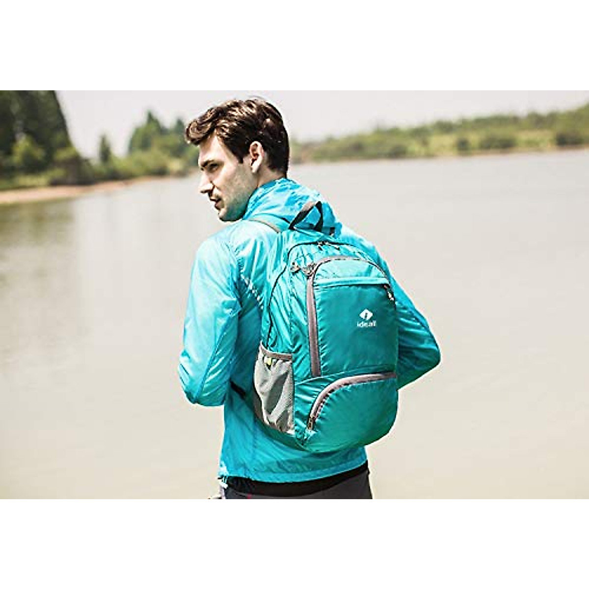 IdealTech Lightweight Packable Backpack (Orange)