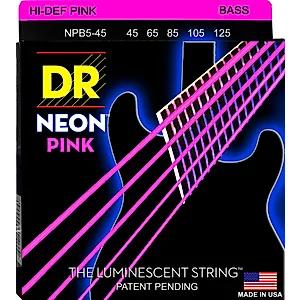 DR Strings HI-DEF NEON Bass Guitar Strings (NPB5-45)