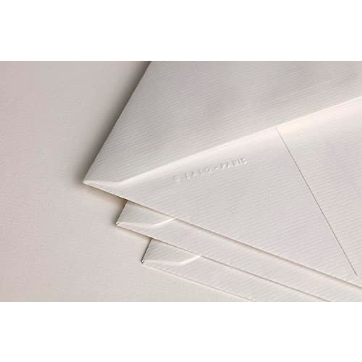 Lalo 11400L - Pad of 50 Plain Laid Sheets A5, 100 g, Vergé De France, White