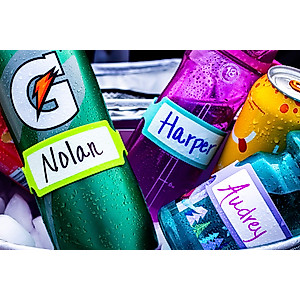 Pumpkin Doodle Permanent Write-on Labels for Bottles/Sippy Cups/Food Containers 6pcs (Grey)