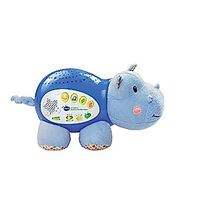 VTech Baby Lil' Critters Soothing Starlight Hippo, Blue