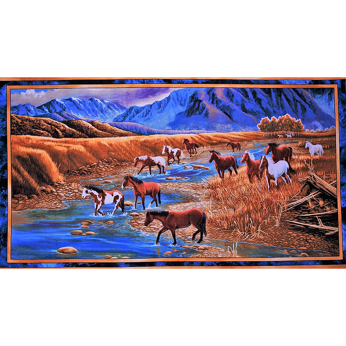 Horse Panel Sundance in The River Fabric by The Panel