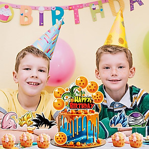25Pcs Kids Theme Party Cake&Cupcake Toppers for Birthday Party Supplies,Boys' Theme Birthday Party Decoration