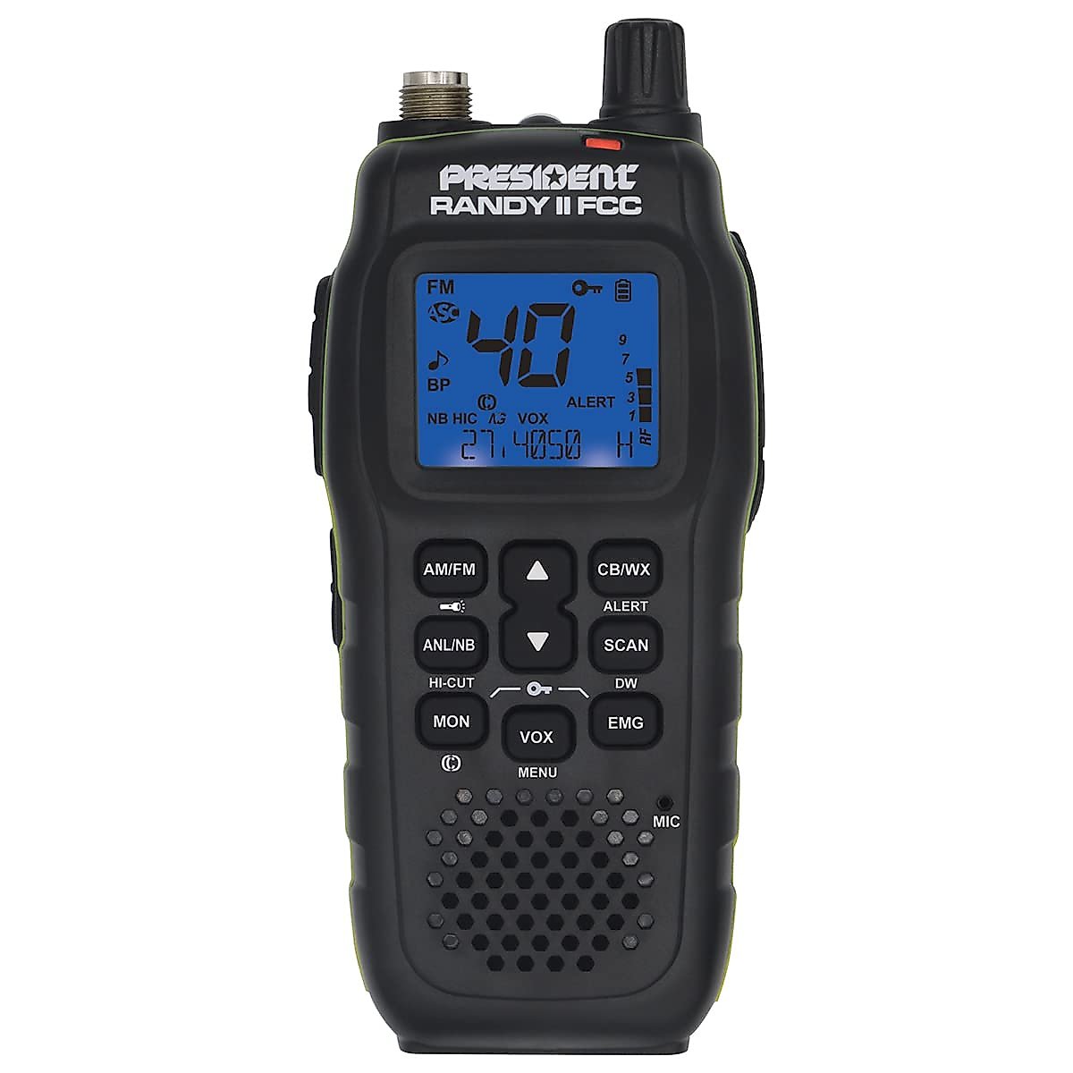 President Electronics RANDYII Handheld Radio With Large Lcd Screen