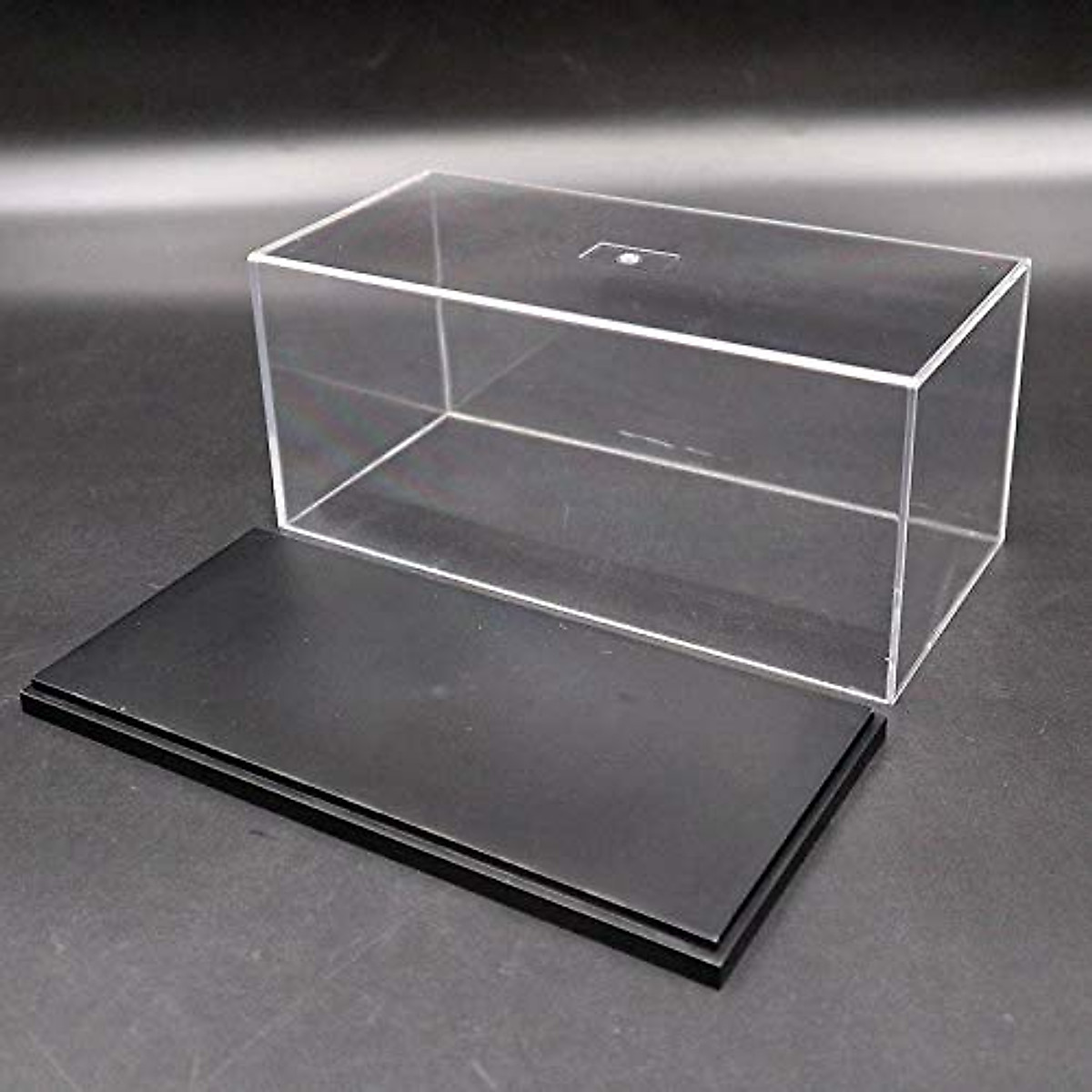 JIA JIA LAI Acrylic Case Show Display Box Transparent Dust Proof Black Base 1:43 Model Cars