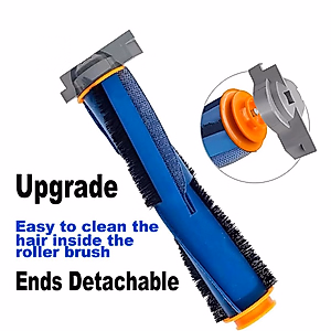 GuoYiAMA Replacement Parts Accessories Compatible with Shark AV2310AE/RV2310AE/RV2300S Matrix Robot Vacuum Cleaner, 2 Main Brush, 2 Sets HEPA & Filters, 6 Side Brushes,1 Main Brush Cover