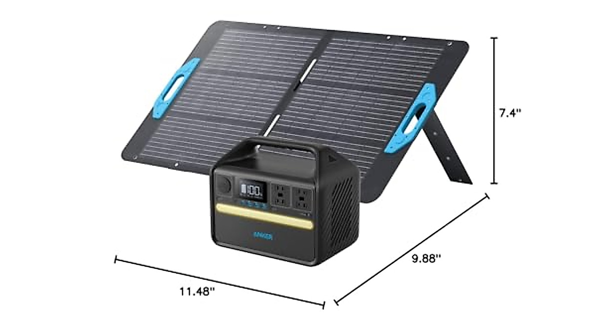 Anker 535 Solar Generator with 100W Solar Panel