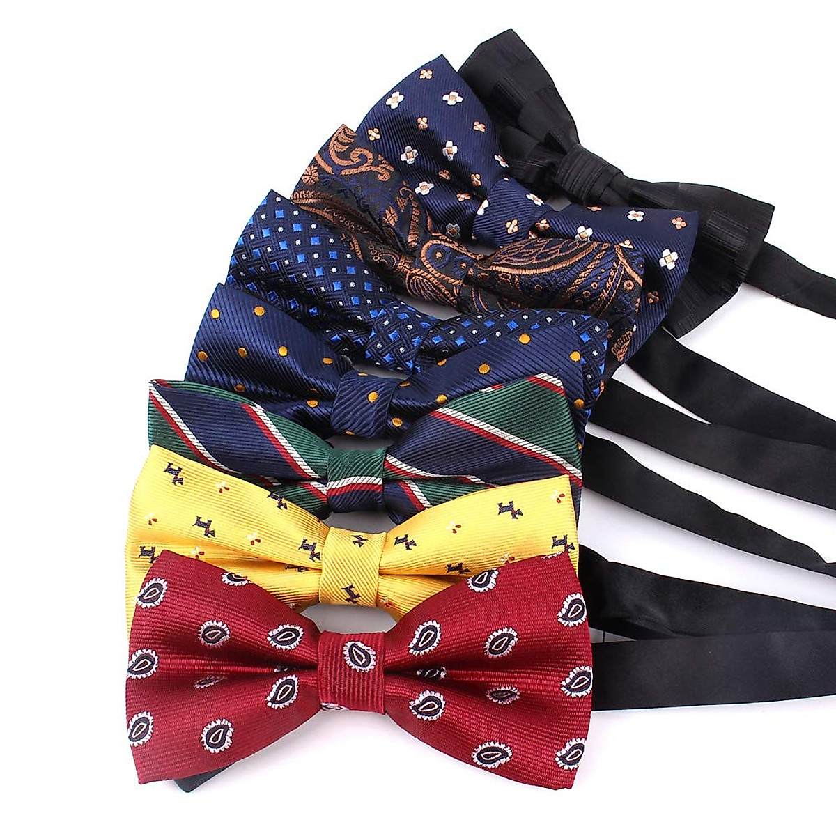 Gemay G.M Men's Bow ties Adjustable Pre-tied Bow-ties For Men Boys Wedding Gifts