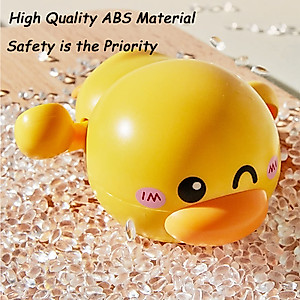 3 Pack Duck Bath Toys, Bathtub Toys for Baby Toddler, Wind Up Bathing Water Toy Bath Swimming Duck Toy, Swimming Tub Bathtub Pool Cute Swimming Toys for Boys Girls