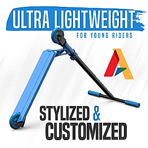 ARCADE Rogue BMX Pro Scooter - Skatepark Scooter for Tricks - Scooter Pro Trick Scooters - Beginner Stunt Scooters for Kids & Pre Teens Ages 7 Years & Up - Boys & Girls Colors Monopatin Scotter (Blue)