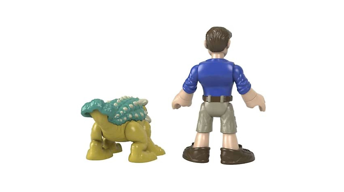 Imaginext Jurassic World Bumpy & Ben Playset for Kids 3+