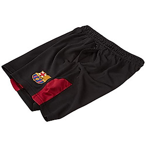 Spanish Primera Liga Barcelona Boys Soccer Shorts, Black, Large