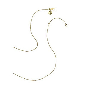 Michael Kors Stainless Steel and Pavé Crystal Heart Pendant Necklace for Women, Color: Gold (Model: MKJ3969710)