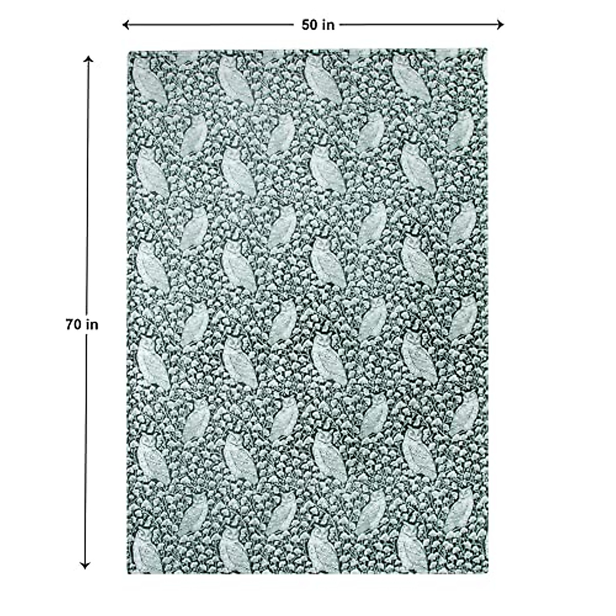 Morgan Home Fashions Velvet Plush Throw Blanket- Soft, Warm and Cozy, Lightweight for All Year Round Use 50 x 60/ 50 x 70 Inches Soft Velvet Plush in Many Styles (Autumn Owl)