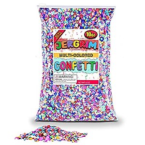 Festive Mexican Paper Confetti Bag- 10oz/285gr. Perfect for Birthday Parties, Pinata filler, Easter Eggs (cascarones), Wedding Toss, Fiesta Party Decor, Cinco de Mayo and much more!