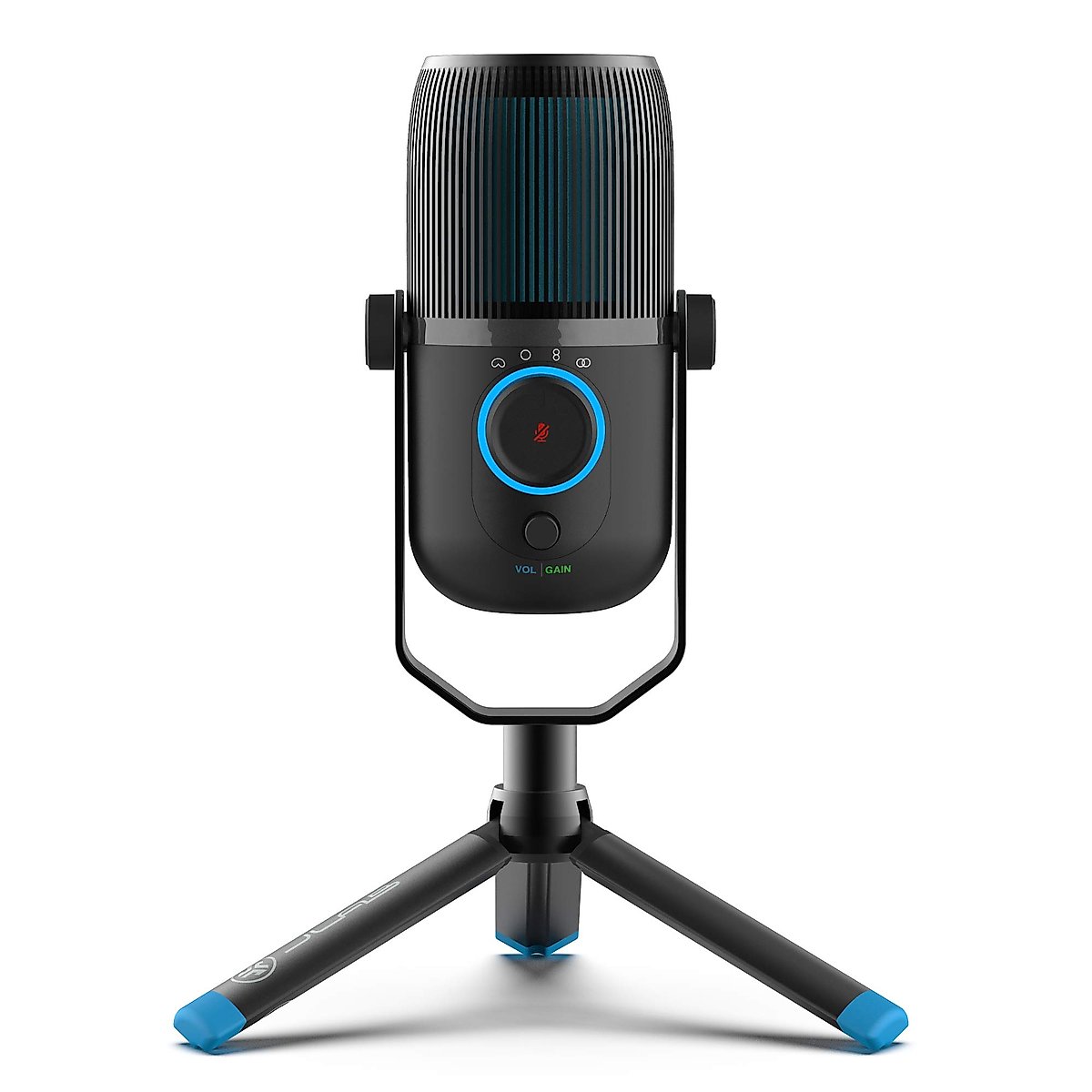 JLab Talk USB Microphone | USB-C Output | Cardioid, Omnidirectional, Stereo or Bidirectional | 96k Sample Rate | 20Hz - 20kHz Frequency Response | Volume, Gain Control, Quick Mute | Plug & Play