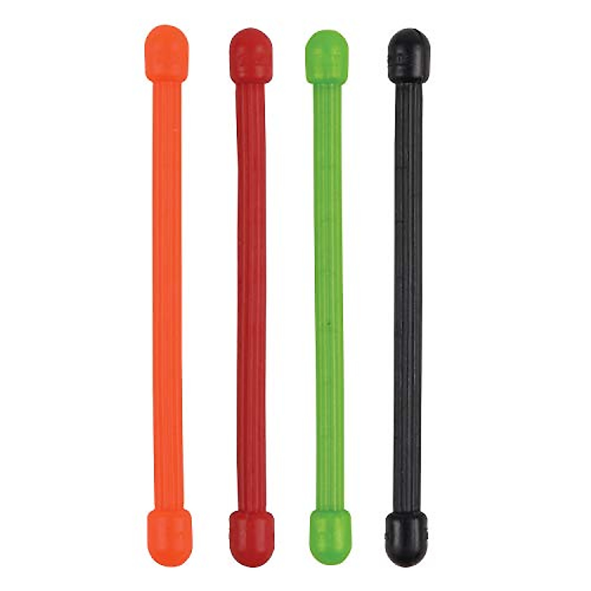Nite Ize GT3-4PK-A1 Original Gear, Reusable Rubber Twist Tie, Made in The USA, 3-Inch, 3" - 4-Pack, Colors May Vary, 4 Count