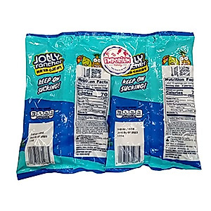 Tropical Hard Candy - Two 6.5 ounce bags of Fresh Delicious Fruit Punch Golden Pineapple Lime Mango Hard Candy