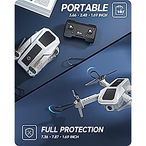 Holy Stone Drone with Camera for Adults, HS430 FPV HD 1080P Video Drones for Beginner, Foldable Hobby RC Quadcopter,Toys Gifts with Circle Fly, Throw to Go, 3 Batteries 39 Mins Long Flight Time