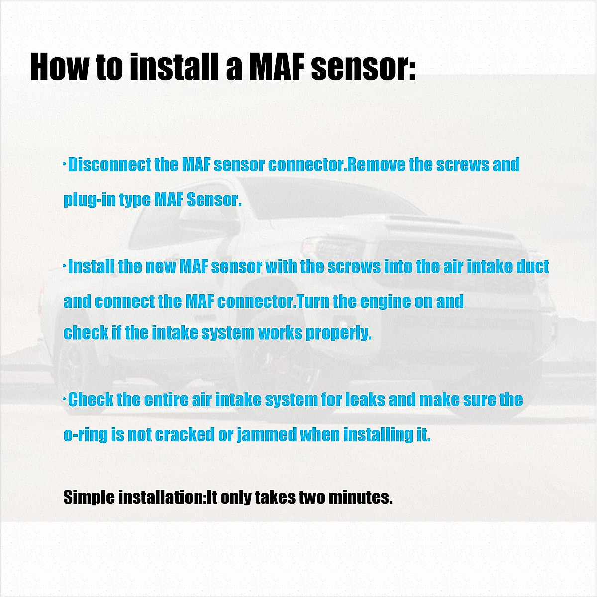 OYEAUTO Mass Air Flow Sensor 22204-22010 Compatible With Toyota 02-06 Camry 03-08 Corolla 01-10 Highlander 00-07 4Runner 99-10 Tacoma 3.4L 4.0L 01-05 RAV4 Lexus ES300/RX300 3.0L