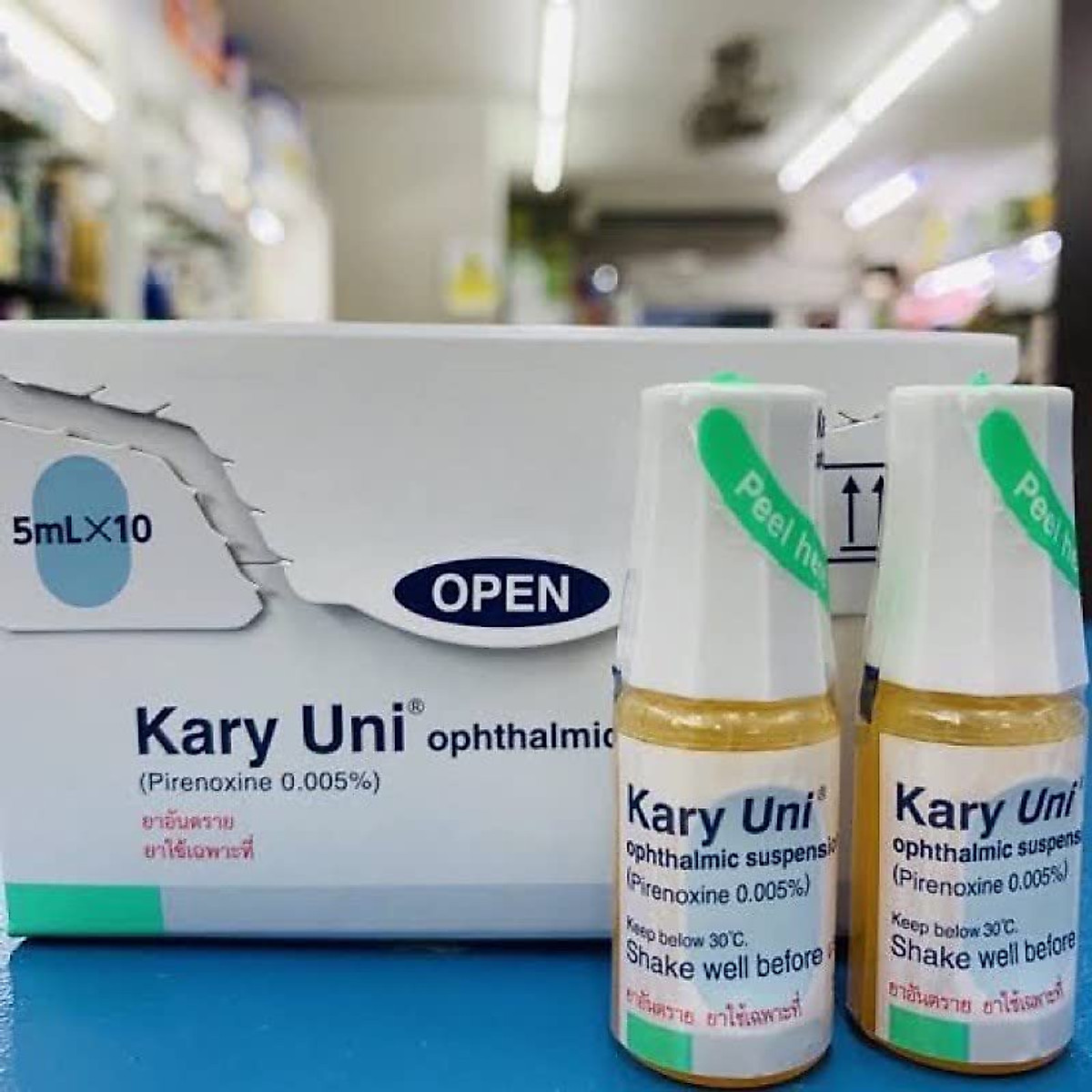 (Pack of 2) x 10ml Kary UNI Pet Eye Drops Cataracts & Gentle Formula, Promotes Eye Clarity & Dryness Eye in PPL Pets & All Animals Dogs, Cats Pet Care Eye Ointment Drops