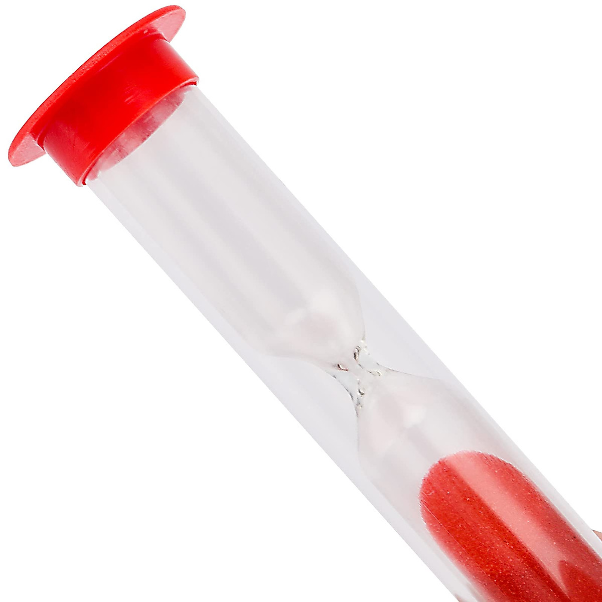 SINJEUN 50 PCS 1 Minute Sand Timer, Plastic Hourglass Sand Clock, Colorful Sand Timer Set Sandglass Countdown Bulk Toothbrush Timer for Party Favors