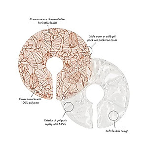 Kindred Bravely Soothing Breast Gel Pads | Hot or Cold Gel Packs for Breastfeeding & Pumping (2 Pack)